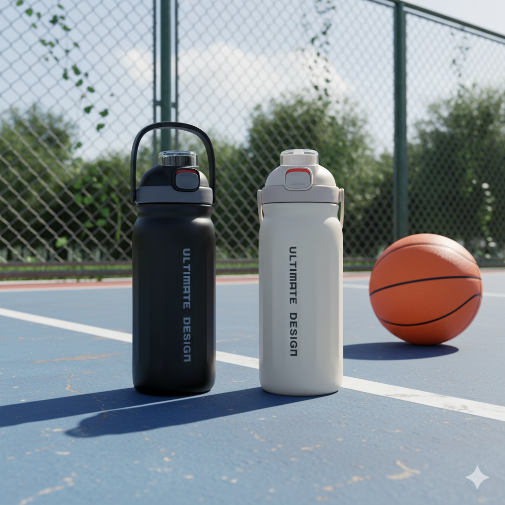 Nertz Ultimate Hydra Bottle | Dual Lid Steel Insulated Bottle – Nertz.in